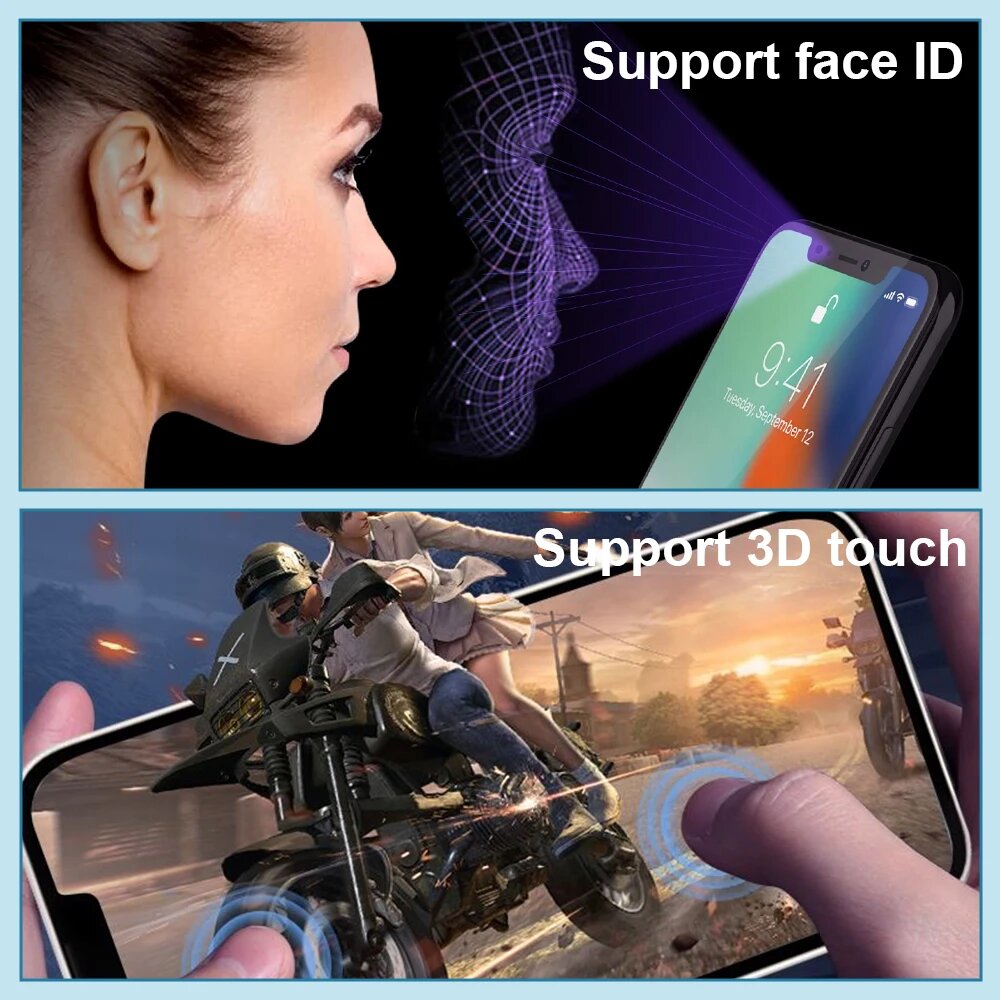 Замена дигитайзера сенсорного экрана 3D для iPhone, модели iPhone X XR XS MAX 11 11 pro 12 pro 12 Mini 13 14 plus 15