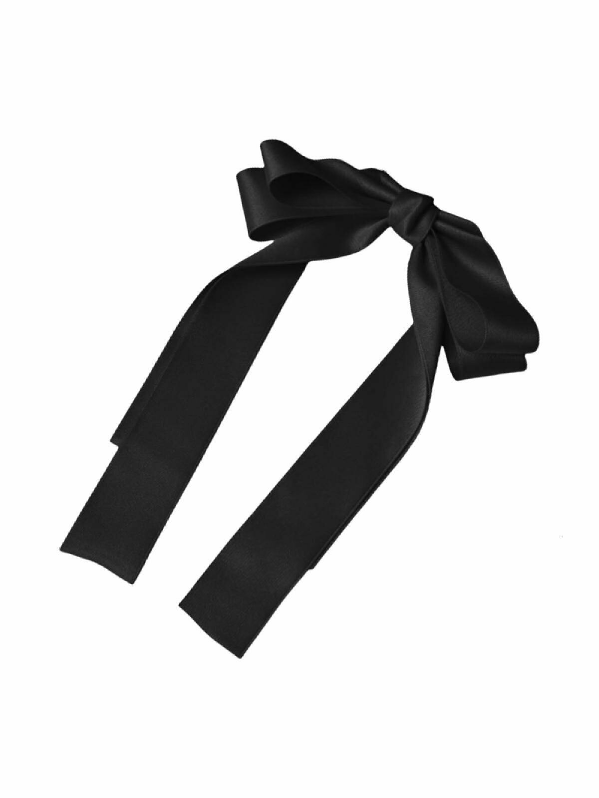 Заколка из ленты с бантом, Элегантная боковая заколка, Рождественская заколка для волос