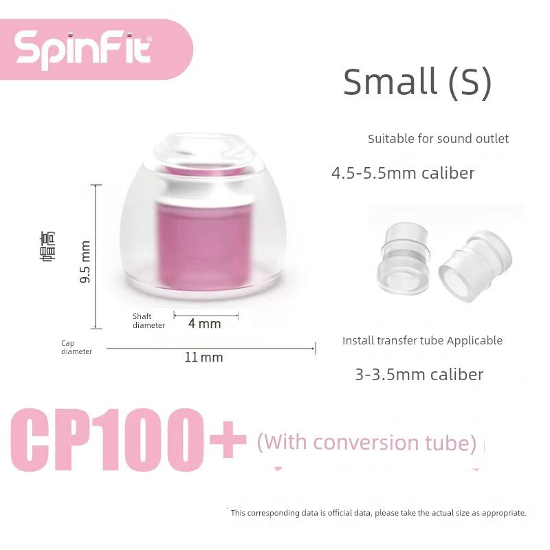 Силиконовые вкладыши SpinFit для наушников AirPods, беспроводные, CP360/100+145/800/W1, круглые, с улучшенным звуком