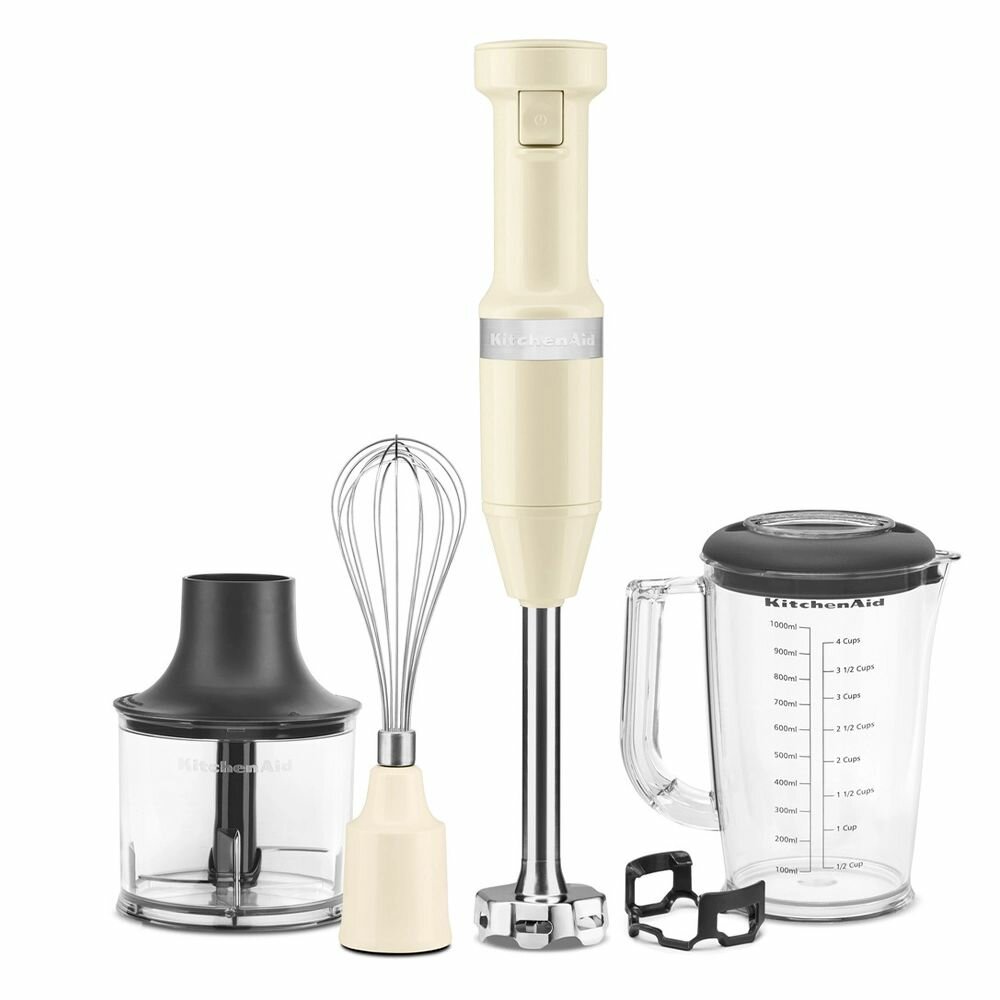 Блендер погружной KitchenAid 5KHBV83EAC, кремовый