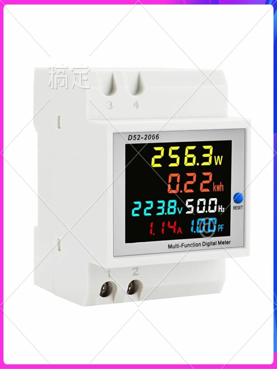 Цифровой Однофазный Тестер Счетчика Энергии Монитор Энергопотребления AC110V