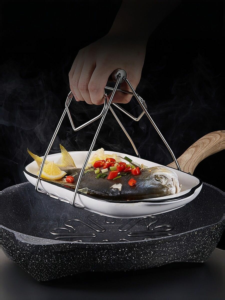 Щипцы кухонные, длина 20 см