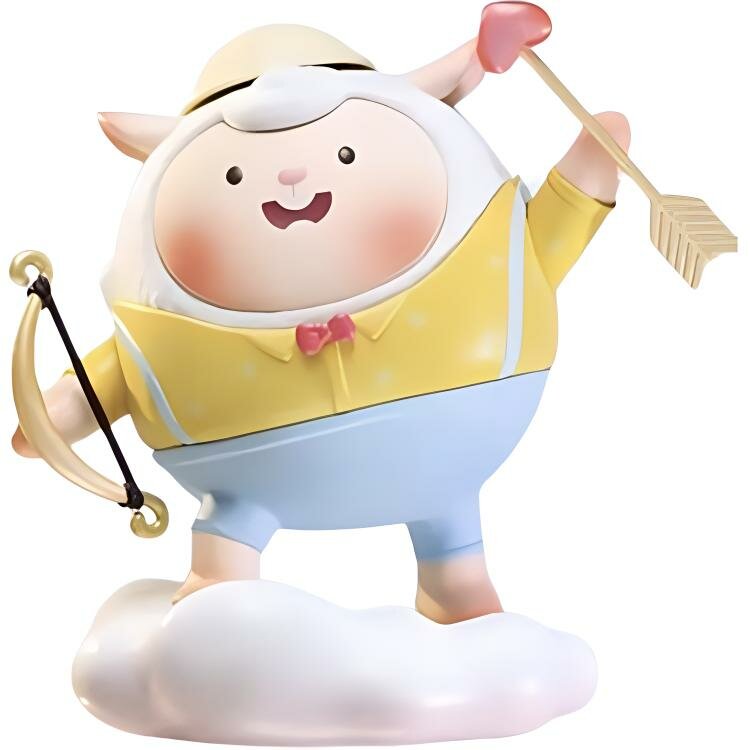 Летающий DongDong Купидон блистерные упаковки унисекс POP MART DongDong Купидон, белые