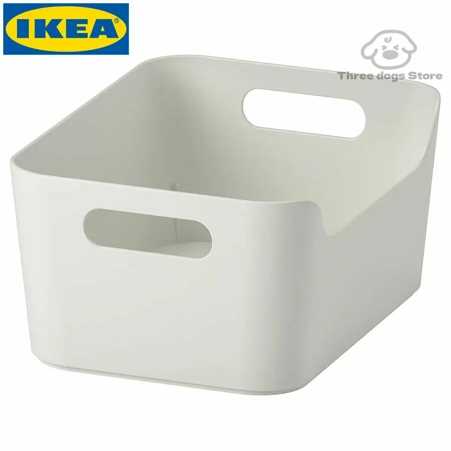 IKEA Контейнер для хранения вещей длина 24 см, ширина 17 см, высота 10 см.