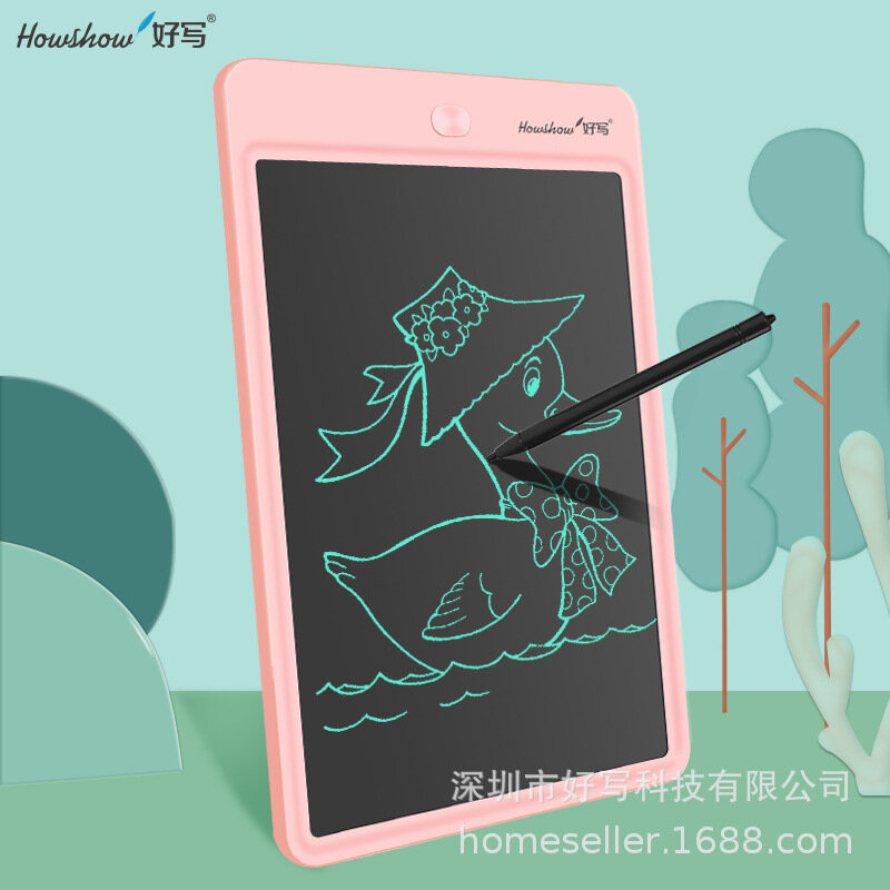 Жидкокристаллический планшет для письма 10inch Жидкокристаллический ранний образовательный доска для рисования Легко писать Умный планшет для детей Цифровой планшет с функцией стирания