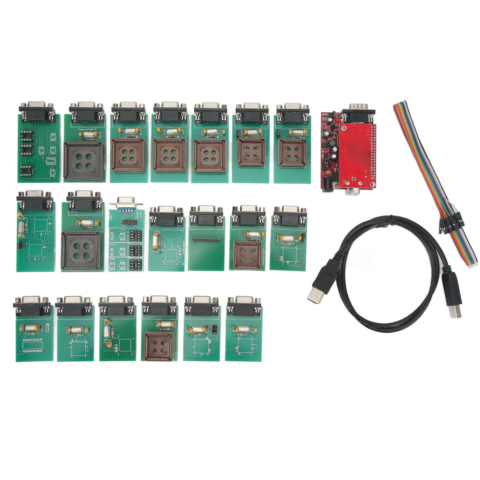 UPA USB V1.3 - программатор ECU с полным набором адаптеров EEPROM для чип-тюнинга и диагностики