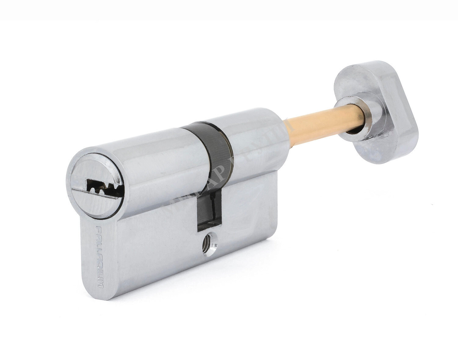 Цилиндровый механизм со штоком PALLADIUM 65(35*30)+65 хром