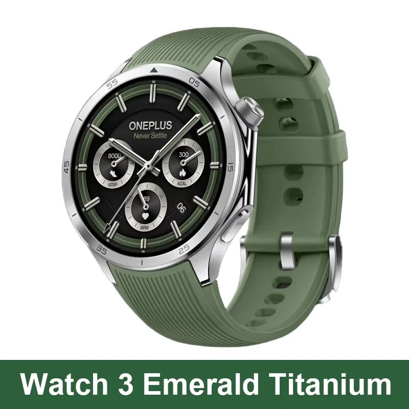 OnePlus Watch 3 46 мм Изумрудный, Emerald Titanium