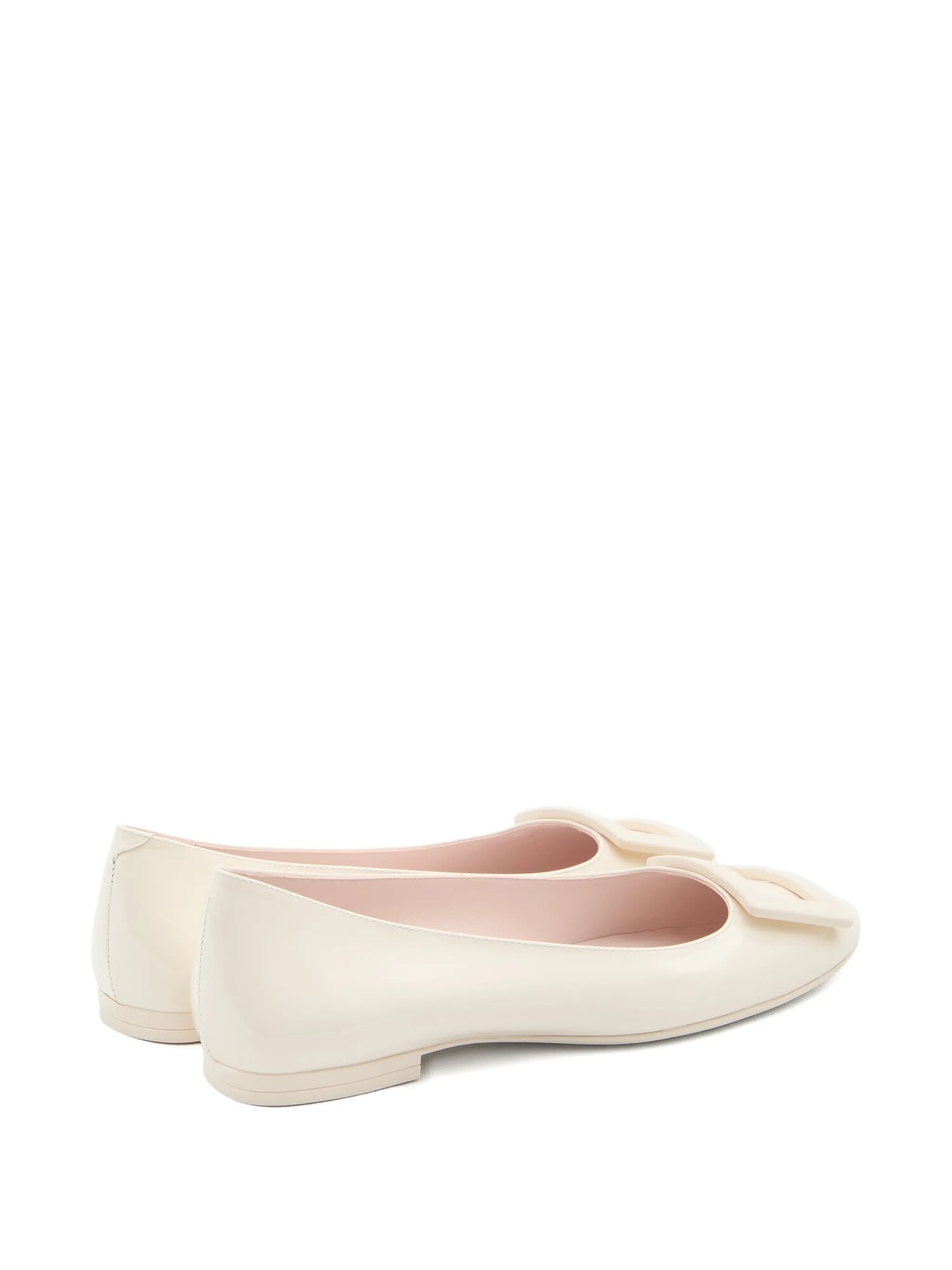 Балетки Roger Vivier Buckle leather ballet flats, размер 38,5, разноцветный — фото 1