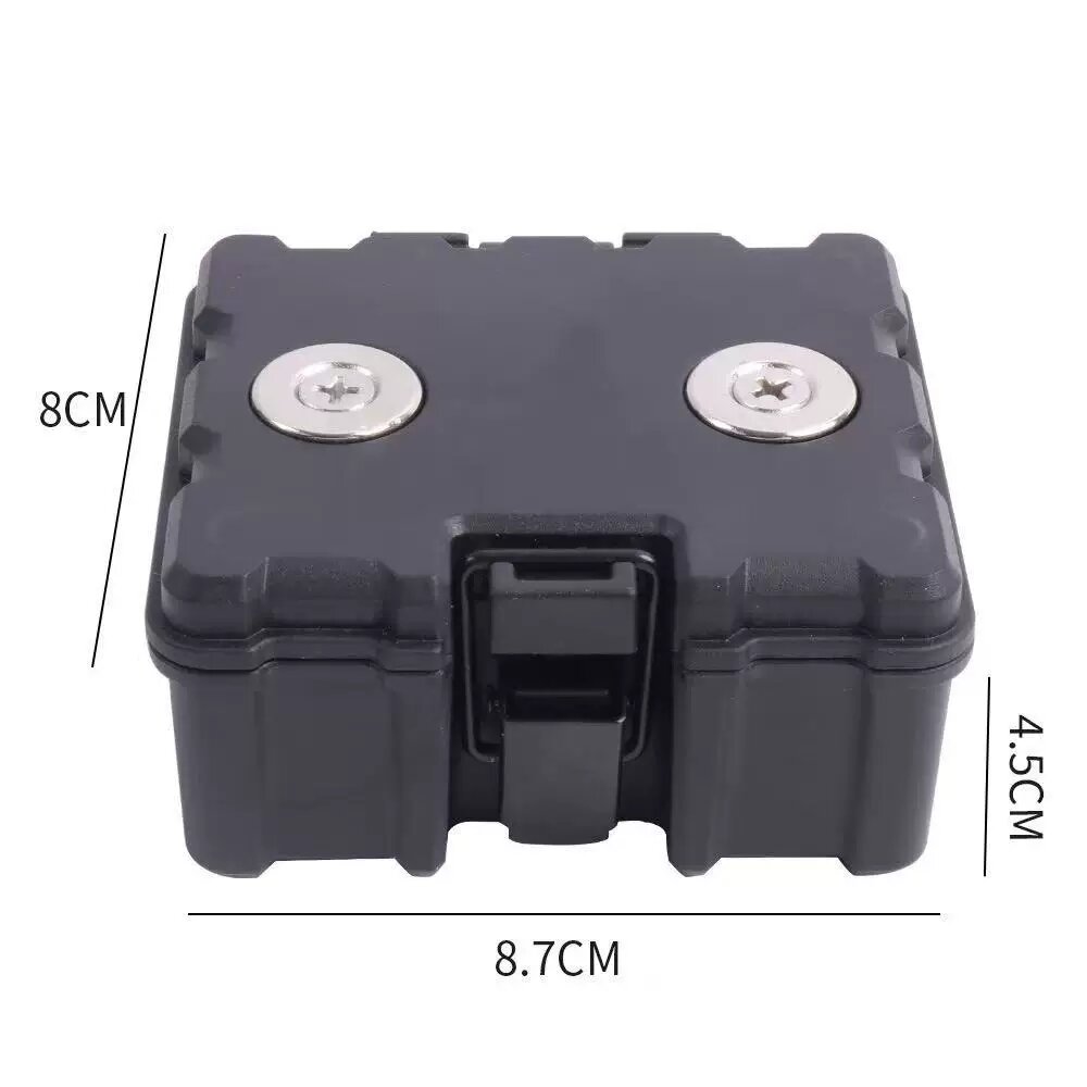 Квадратный магнитный держатель для ключей, водонепроницаемый EDC-органайзер для автомобильных инструментов, ключей и