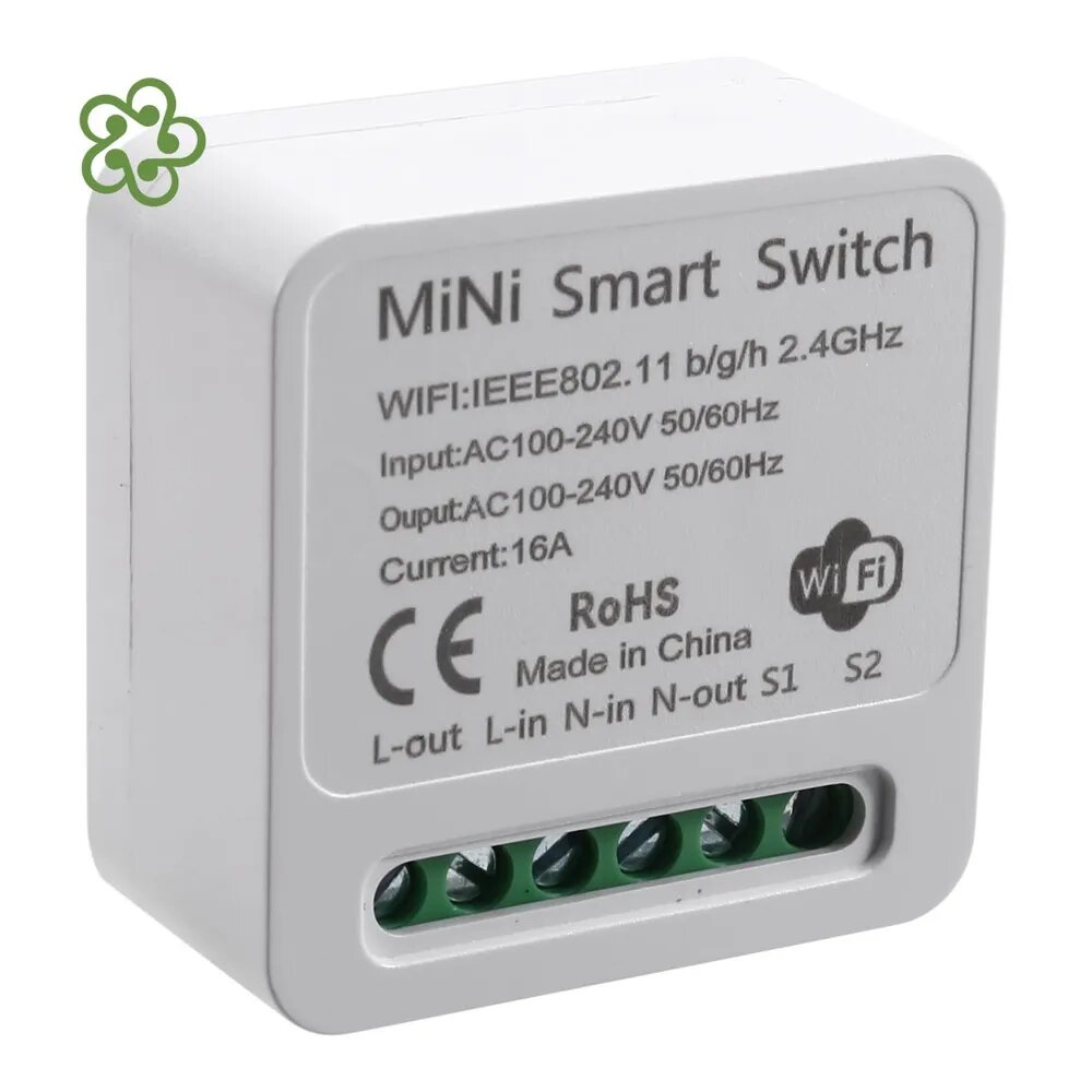 Мини-релейный переключатель Smart WiFi, модуль выключателя света с таймером сделай сам , приложение Life/Tuya, беспроводной пульт дистанционного управления