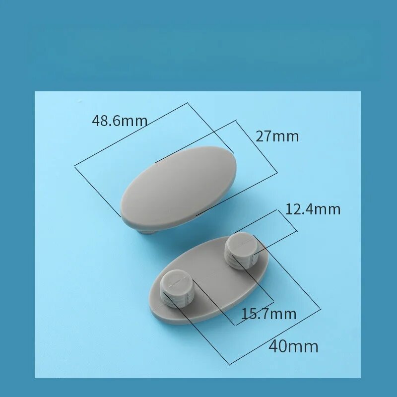 2 шт. Амортизирующие прокладки для унитаза, белые A16 2pcs