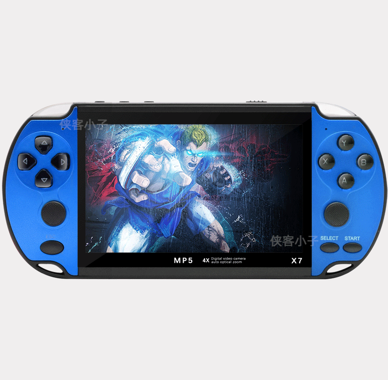 X 74.3inch PSP Портативная игровая консоль для детей, ностальгическая ретро-консоль GBA 64-бит FC с двойным джойстиком, портативная консоль от производителя