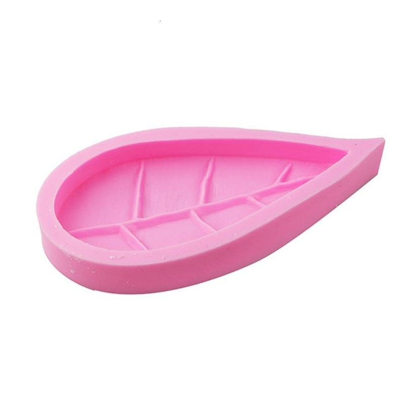 Форма для печенья в виде листа 3D, Розовый