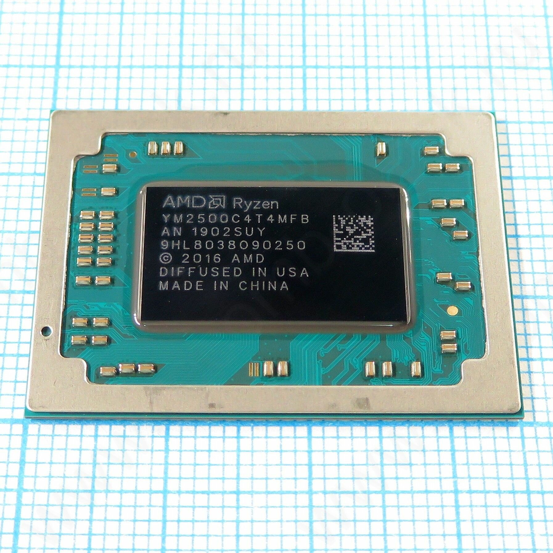 YM2500C4T4MFB Ryzen 5 Mobile 2500U BGA1140 (FP5) - процессор для ноутбука