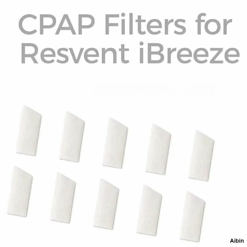 IBreeze Resvent фильтр стандартный воздушный (10 штук) для сипап