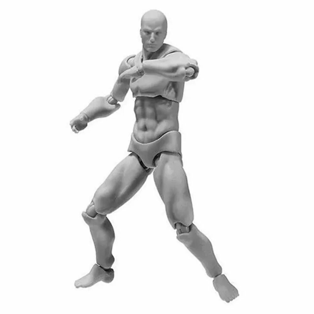 Декоративная аниме фигурка, манекен человека (мужчина) художественный для рисования