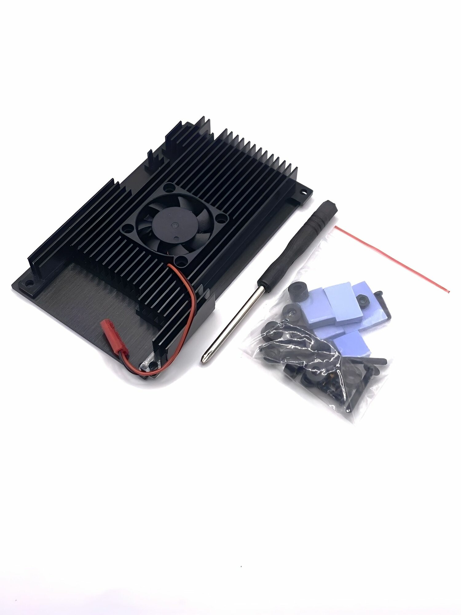 Корпус с радиатором для Orange Pi 5 / 5B и активным охлаждением