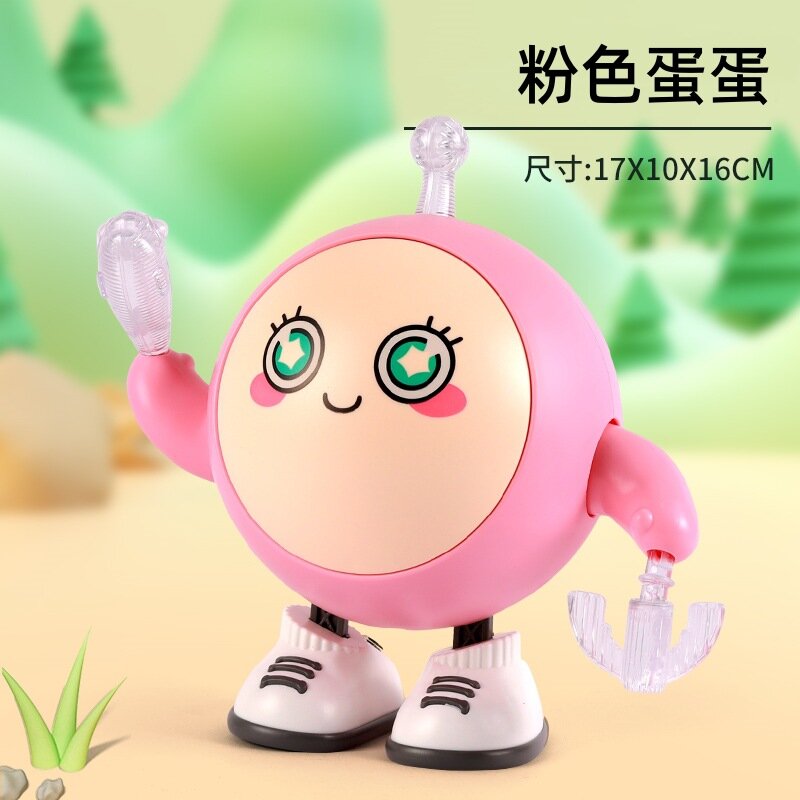 Интернет-знаменитость танцующее яйцо, электрическая световая музыкальная кукла, робот для ползания, детская игрушка