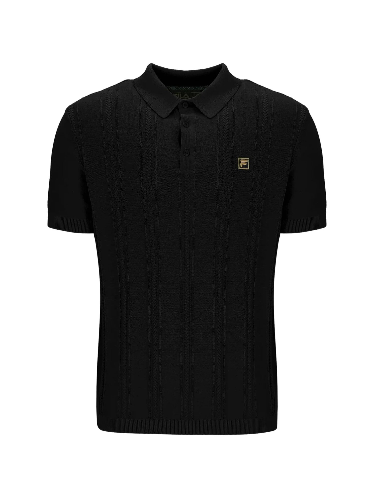 Рубашка Barns cable-knit polo shirt