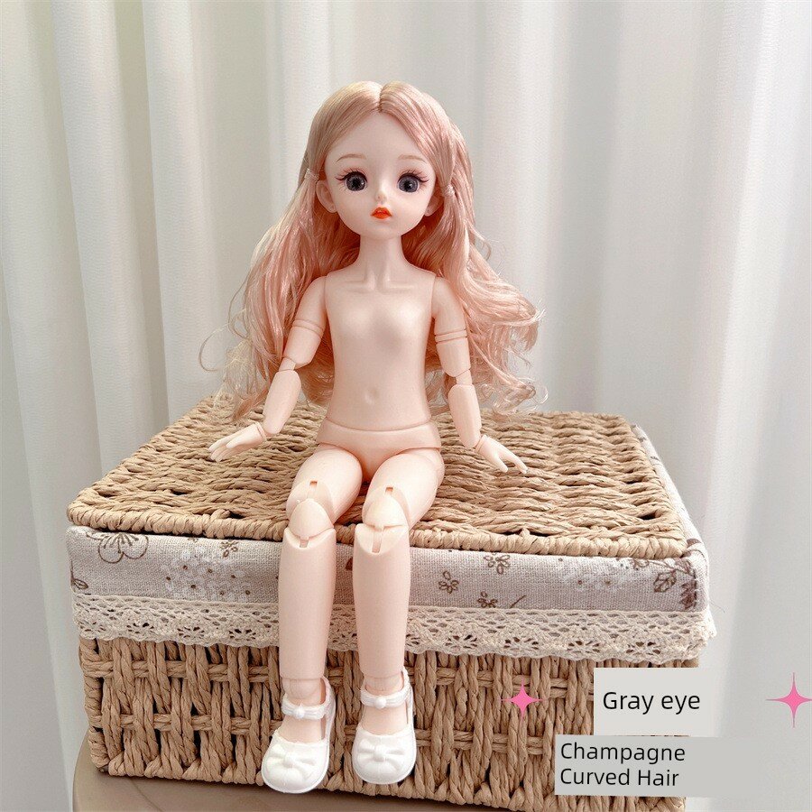 Кукла BJD 30cm с высококачественной внешней отделкой, разноцветными контактными линзами, шарнирами на 6 точках,