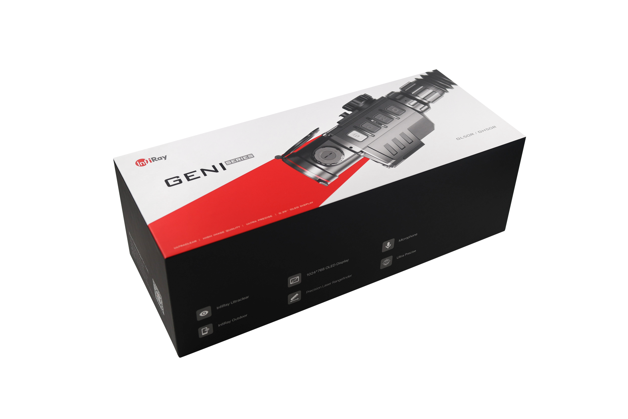 Тепловизионный прицел для охоты iRay Geni GH 50R, чёрный, влагозащита IP67