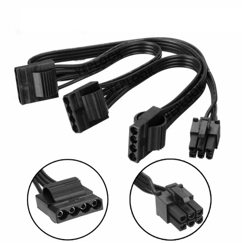 Модульный кабель GPU PCIe 8Pin, EPS12V CPU, 24Pin, SATA, Molex Perif 4Pin для блоков питания AX1500i, AX1200i, AX860i, AX760i
