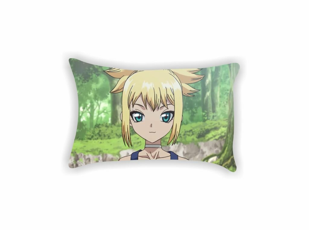 Подушка доктор стоун, DR. STONE №25, Картинка с двух сторон