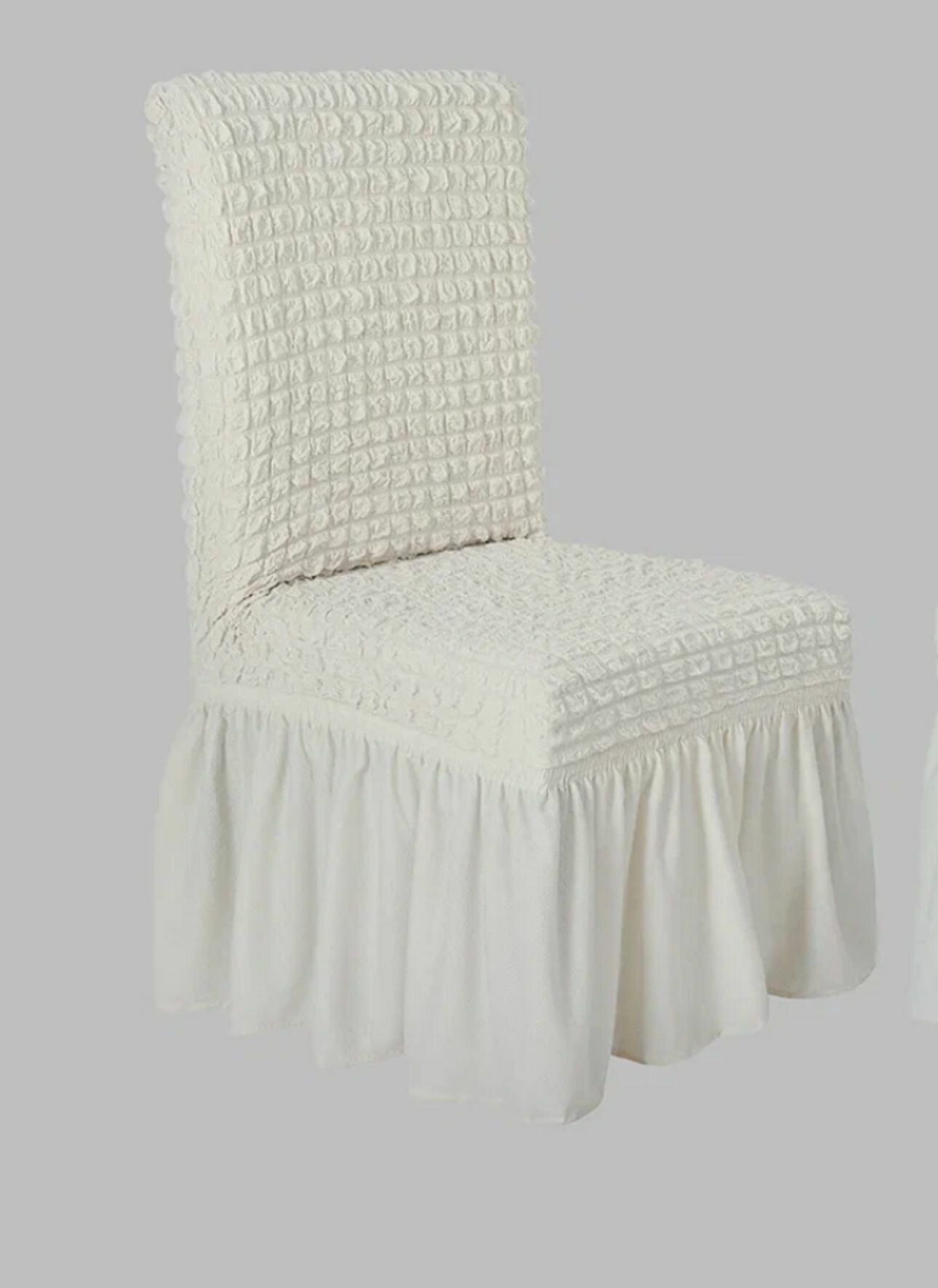 Чехол на стул с оборкой