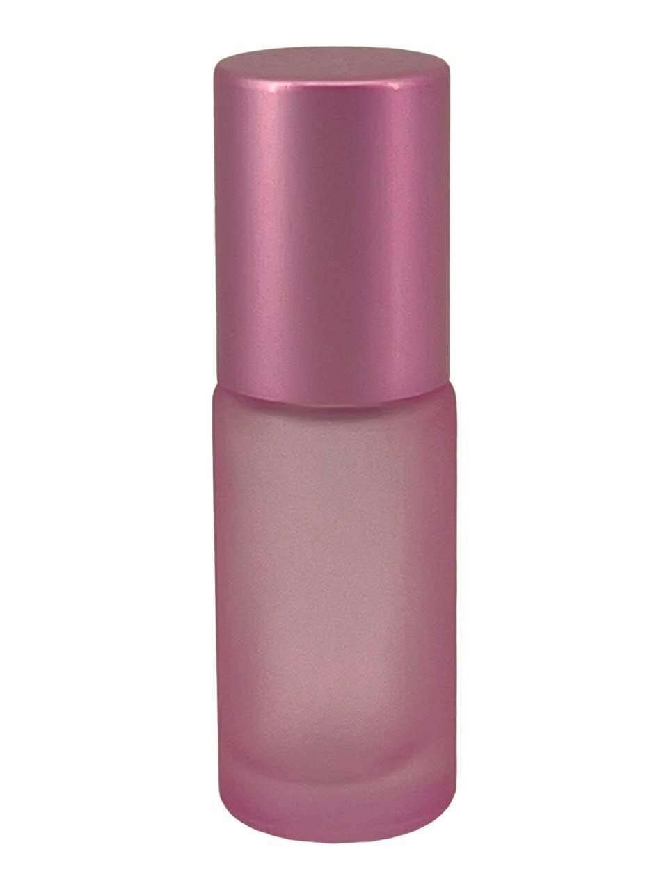 Набор роллеров для эфирных масел, флакон 5мл, 8 штук, розовое стекло