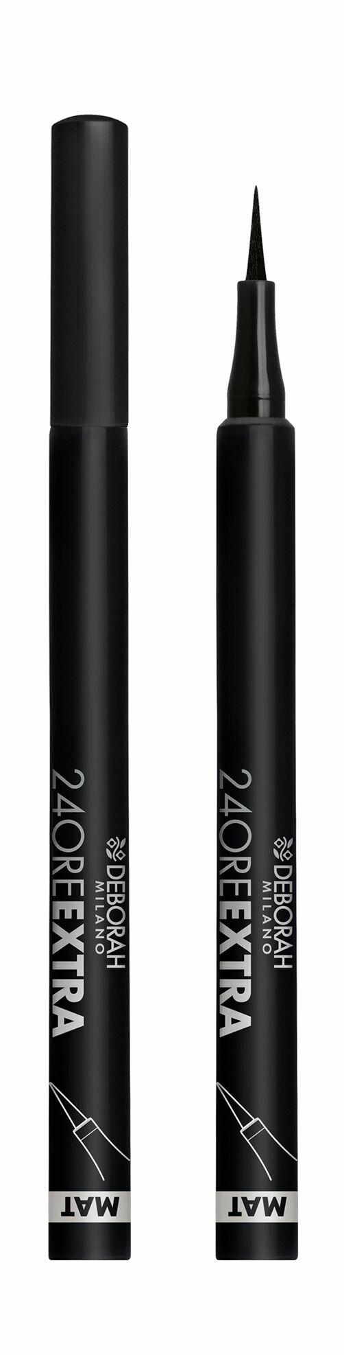DEBORAH MILANO Подводка для век матовая Eyeliner Pen 24 Ore Extra Mat, 1,5 г, Черный