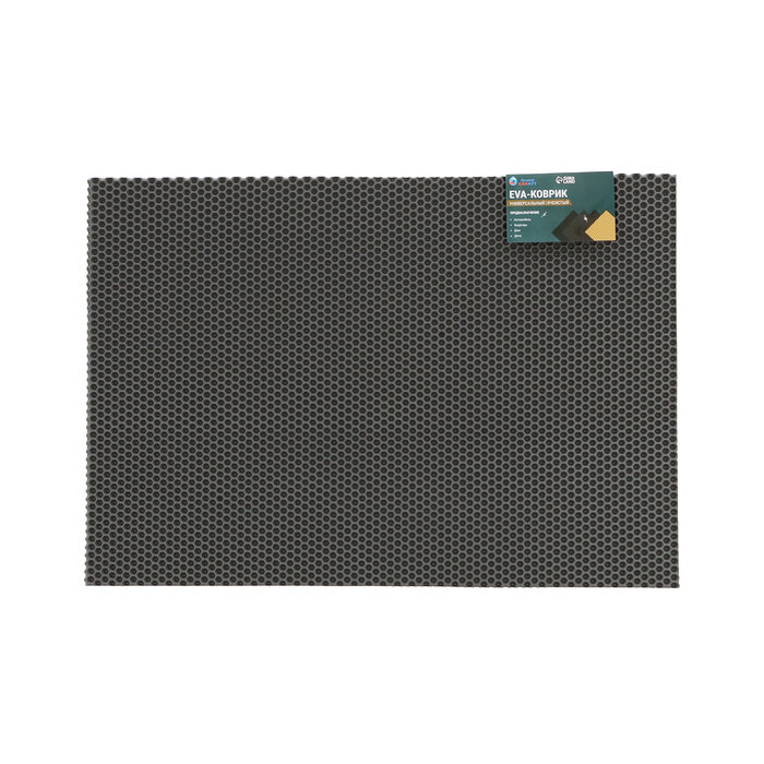 Grand Caratt Коврик eva универсальный Grand Caratt, Соты 46 х 66 см, серый