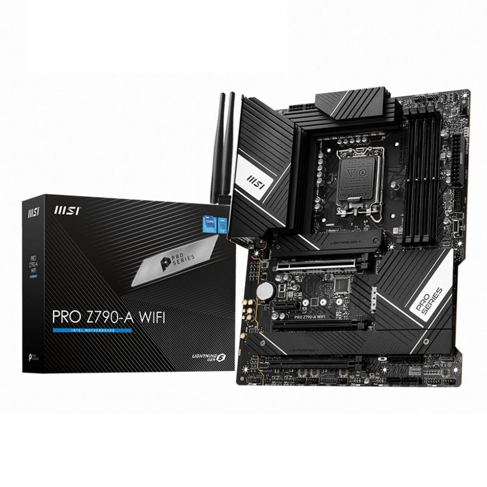 Материнская плата MSI PRO Z790-A WIFI MS-7E07, LGA1700,4DDR5