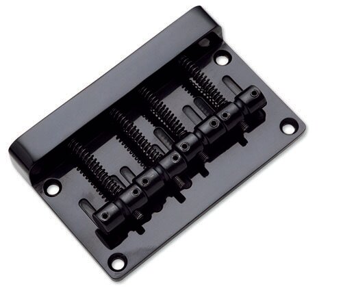 Бридж для 4-струнной бас-гитары Paxphil BB081-BK, черный