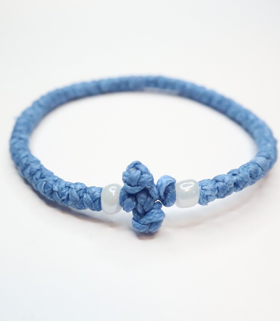 Плетеный браслет, бисер