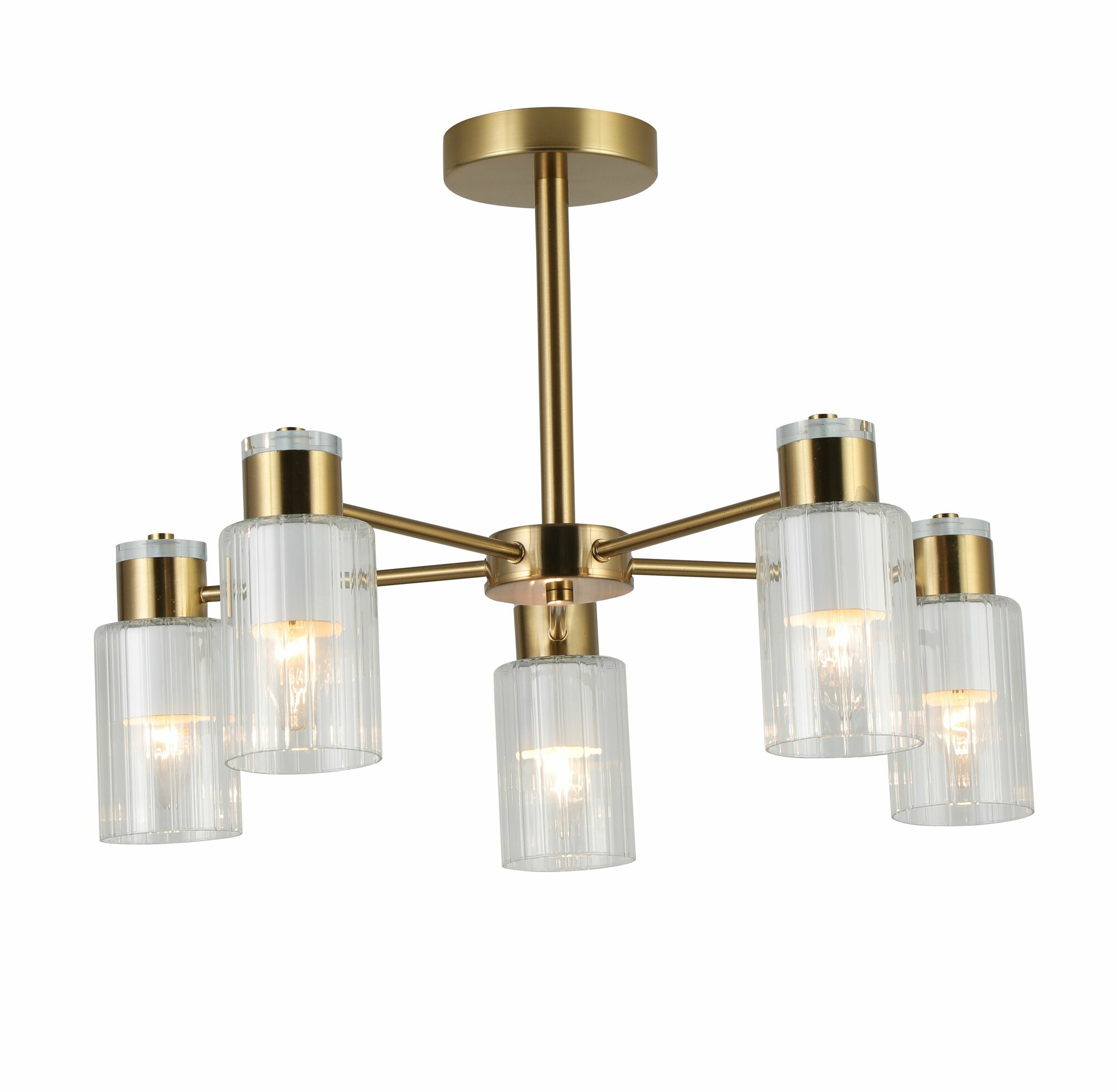 Люстра Sfera Sveta 74589/5 ANTIQUE BRASS+WHITE