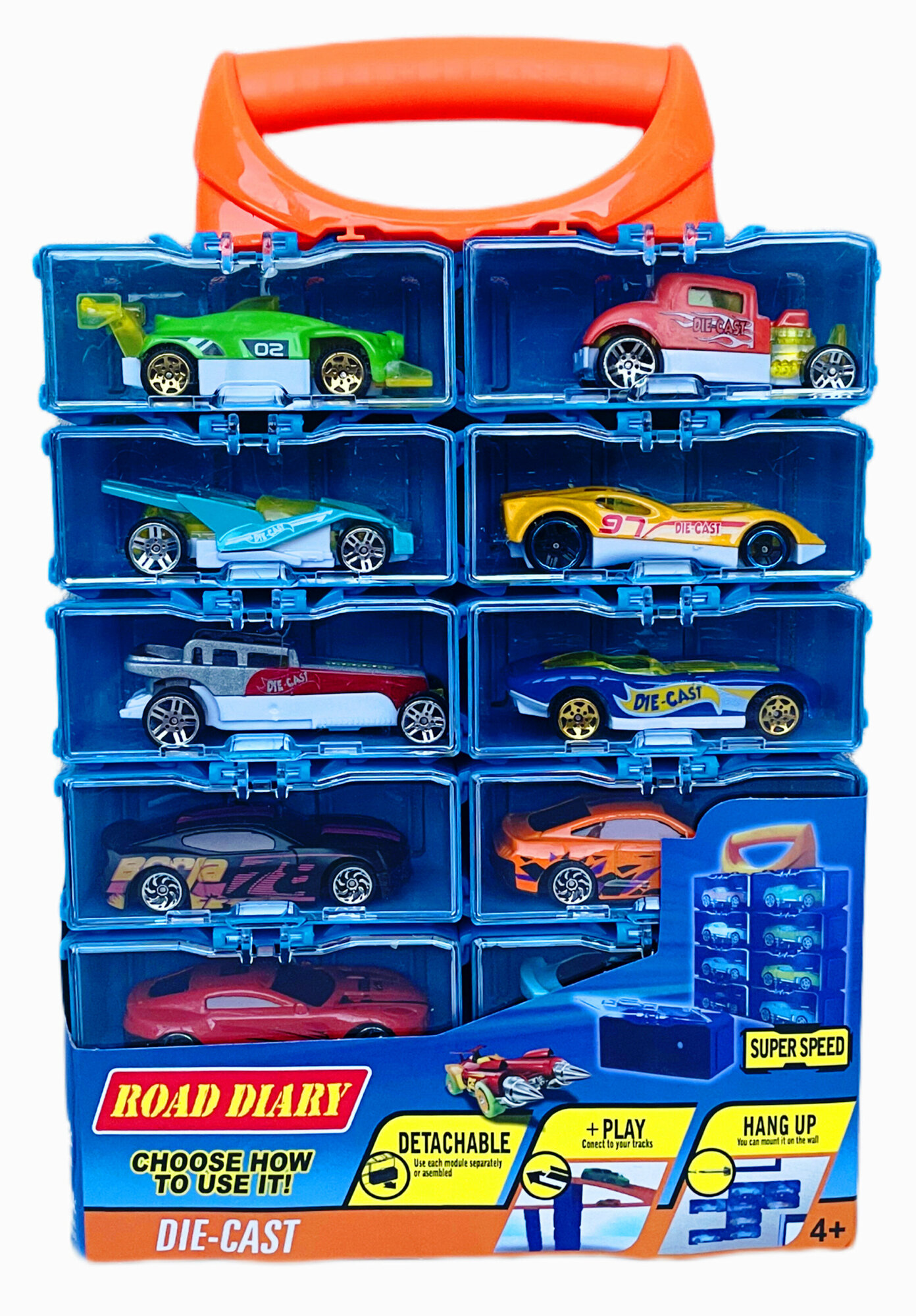 Набор маленьких гоночных машинок, машинки металлические 12 шт. в наборе