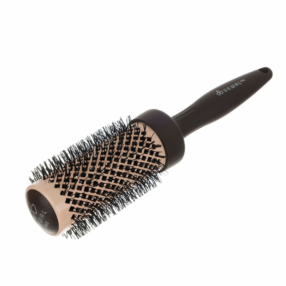 Термобрашинг для укладки волос профессиональный с керамическим покрытием DEWAL PRO из серии MOKKA d 43/60 мм BRM43 (с волнистой щетиной)