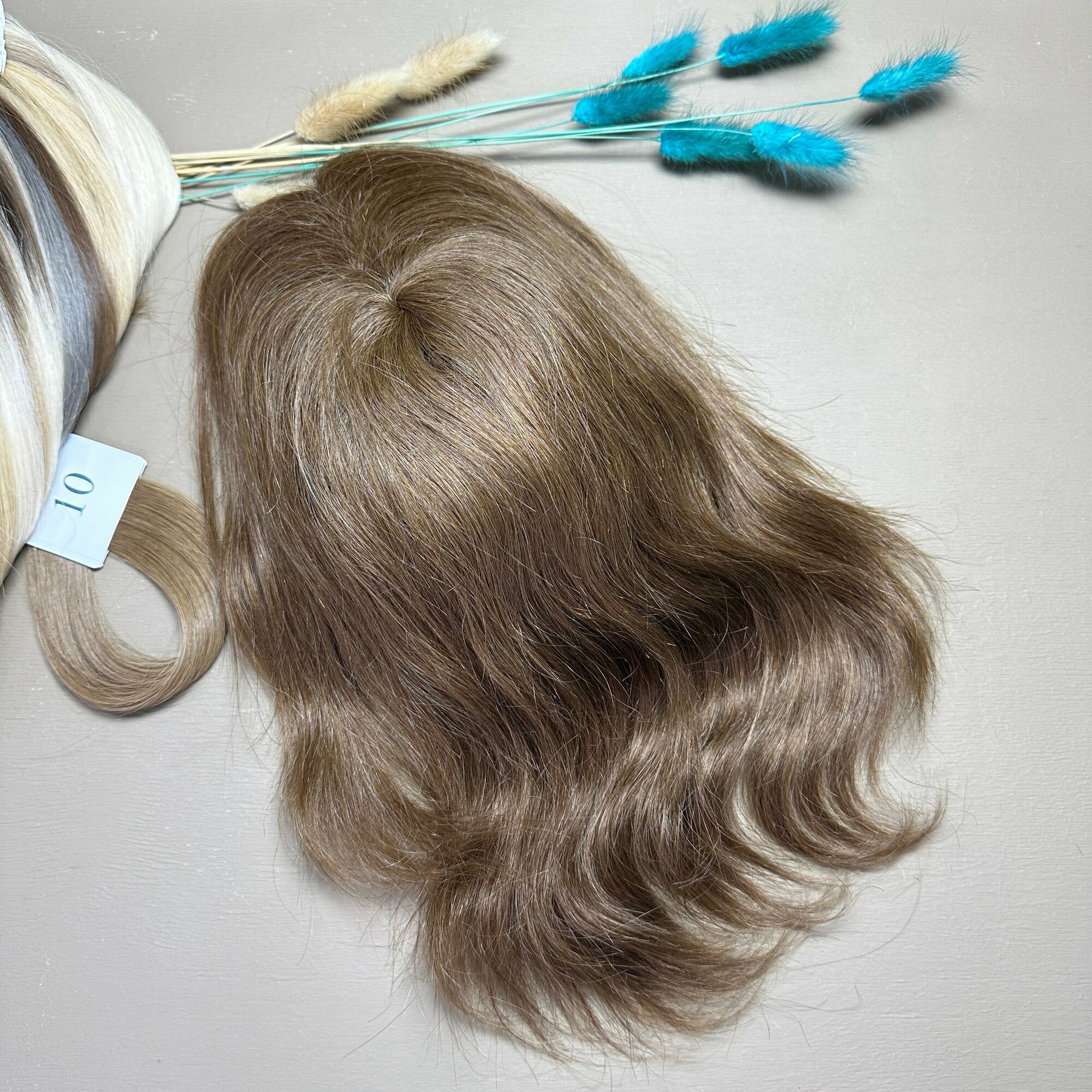 Микросистема теменная из славянских волос Belli Capelli 20 см №10