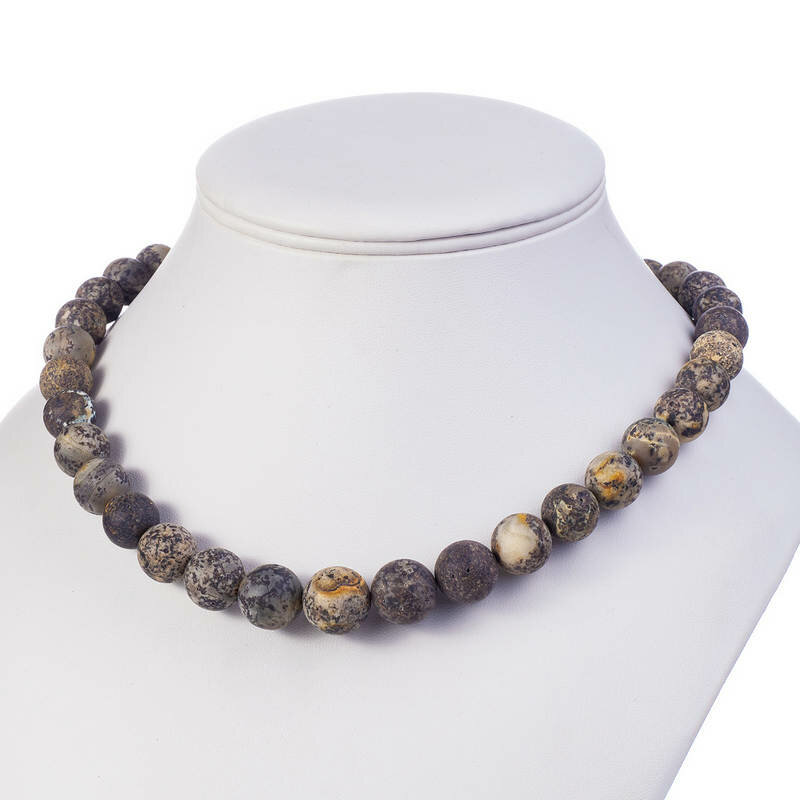 Колье, янтарь