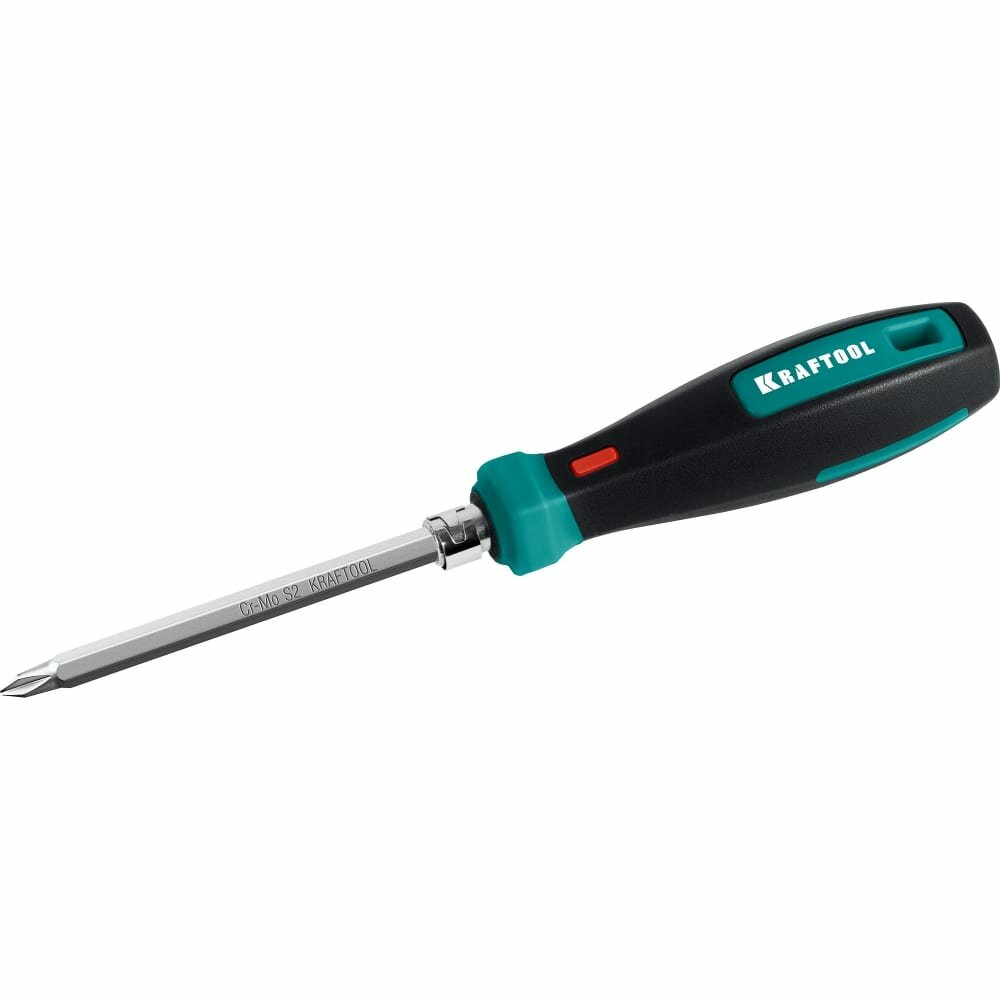 Универсальная отвертка Kraftool с двусторонним стержнем PH0-1-2-3 PZ1-2-3 SL 6 мм 8 в 1 26168 для монтажа и