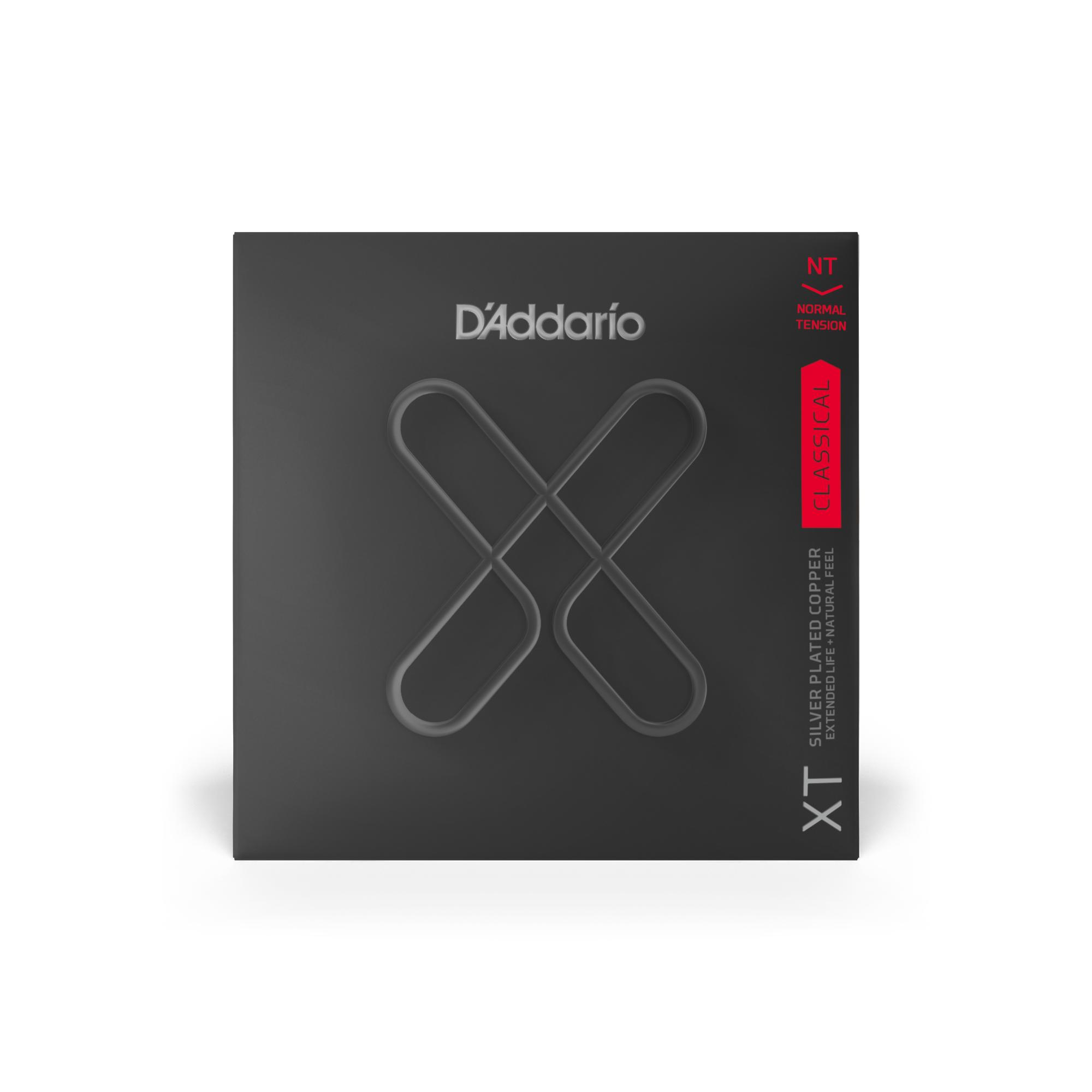 D'ADDARIO XTC45 - струны для классической гитары, посеребр, нормальное натяжение, с покрытием