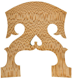 Cello bridge Aubert De Luxe Baroque C4BRTB18L90 - Подставка наилучшего качества De Luxe для виолончели, покрытая специальным составом. Дизайн "Барокко". Ширина подставки с ножками 92 мм