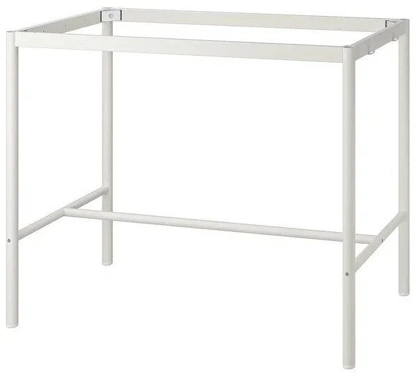 Подстолье икеа IKEA томмарюд 127 см x 67 смx 102 см, белый, металл