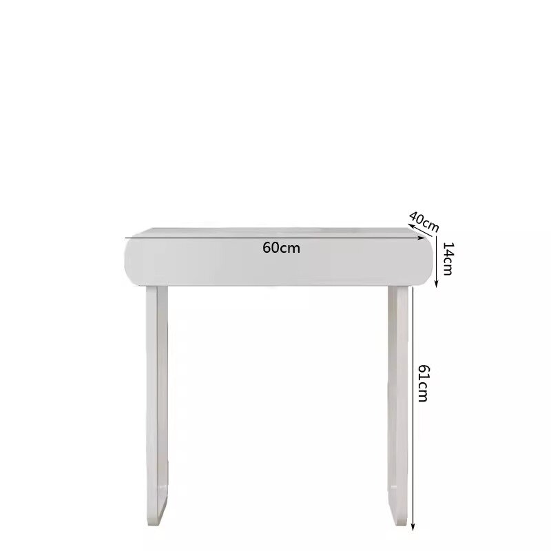 Туалетный столик с тумбой и зеркалом 60 см Solo Bianco (Стол 60см)