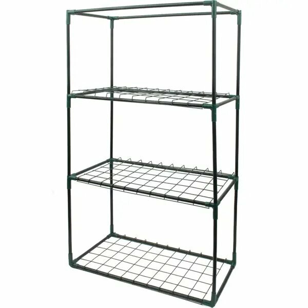 Стеллаж для рассады 3 полки 80x40x24 см