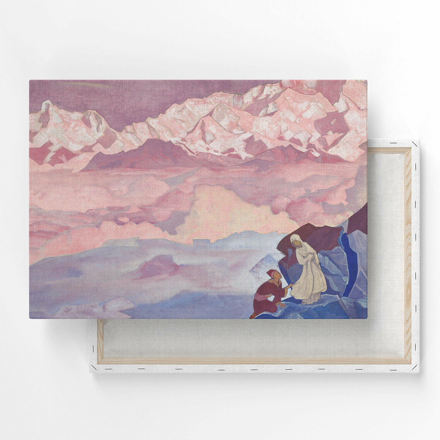 Картина на холсте, репродукция / Рерих Николай - Она ведет / Размер 60 x 80 см