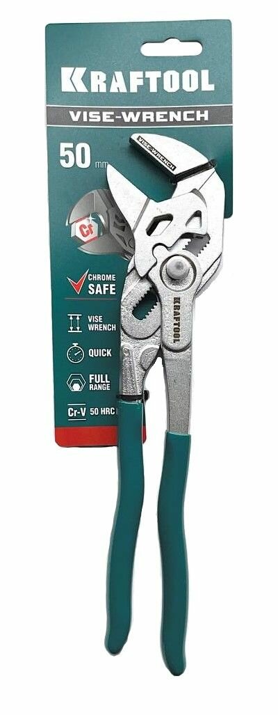 Переставные клещи-гаечный ключ Kraftool Vise-Wrench 250 мм.