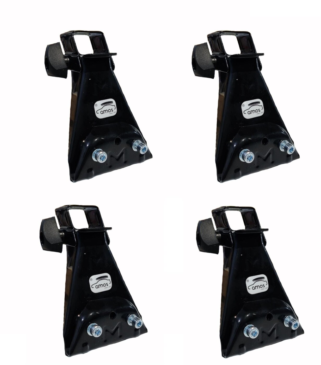 Крепление на штатное место для багажника (Опоры 4 шт без поперечин) на крышу автомобиля AMOS Astra Daewoo Nexia, Mitsubishi Carisma, Opel Astra и т. п.