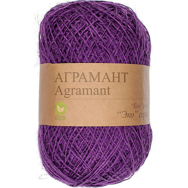 Пряжа Пехорка аграмант 09 фиолет (5 мотков)